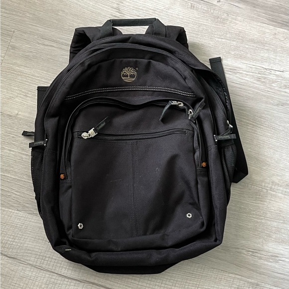 Timberland | Bags | Timberland Backpack Lots Of Storage Black Canvas ...